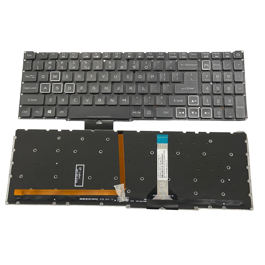original keyboard acer nitro 5 an515-56 an515-57 helios 300 backlight ...