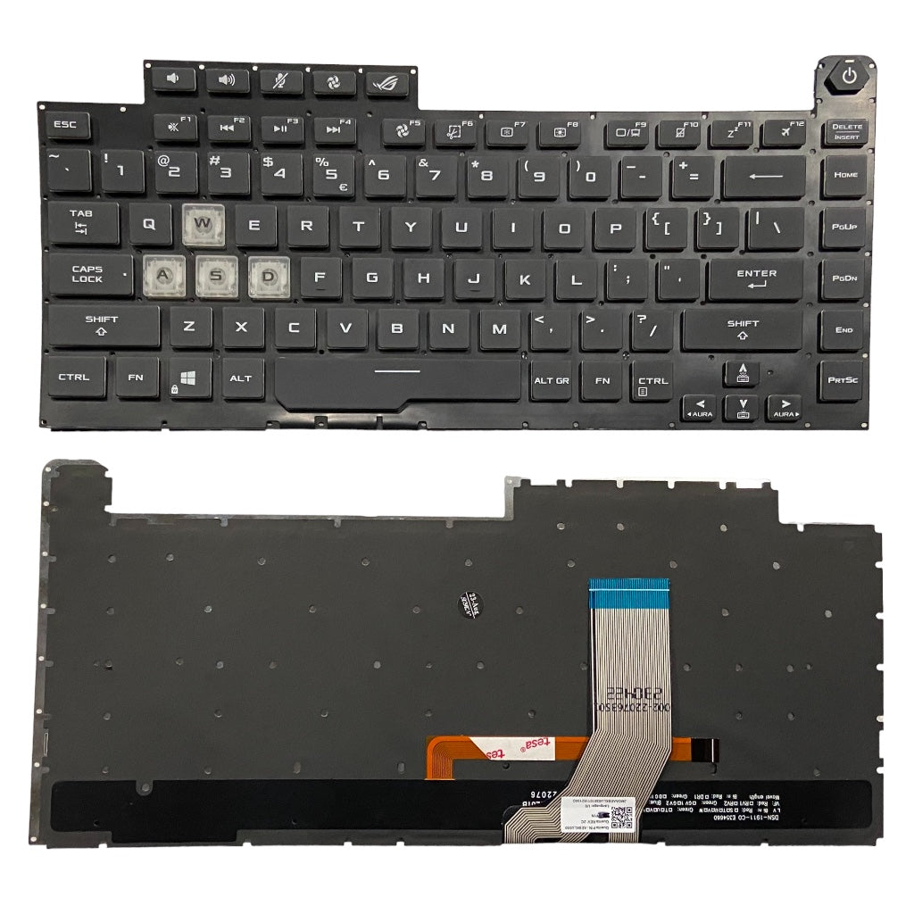 premium keyboard for asus rog strix g512li with backlight us layout – Mungu