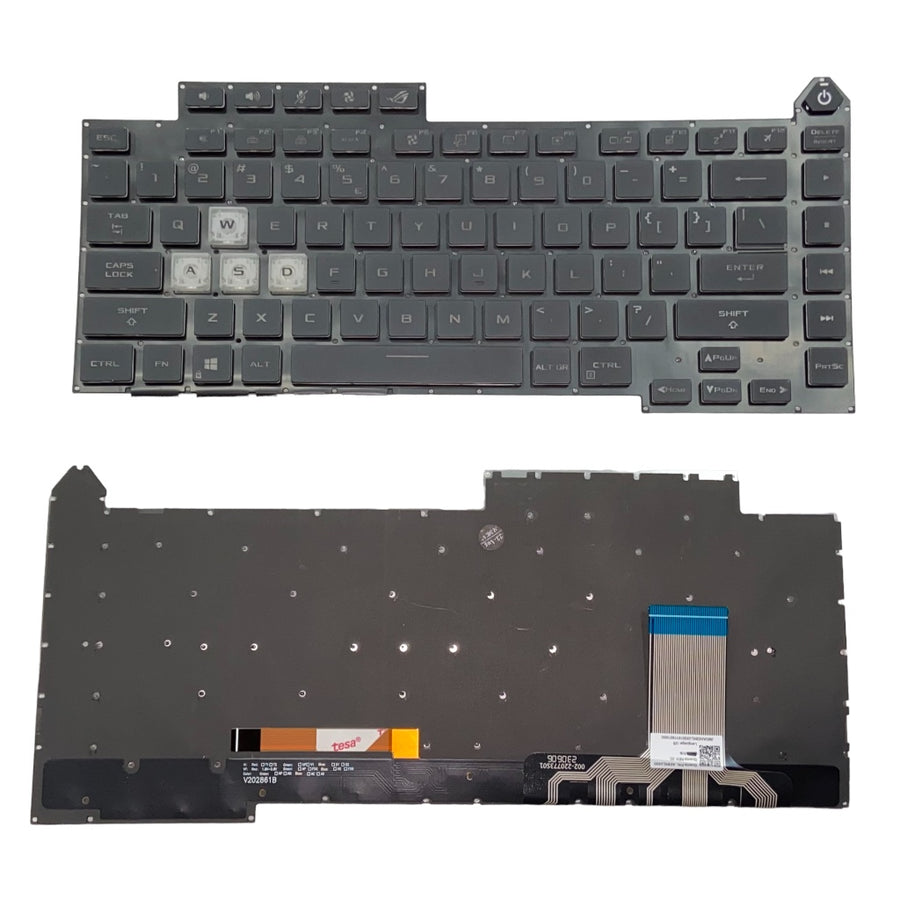 premium keyboard for asus rog strix g15 g513 with backlight us layout ...