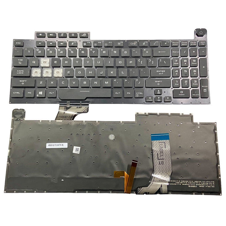 original keyboard for asus rog strix g731 with rgb backlight us layout ...