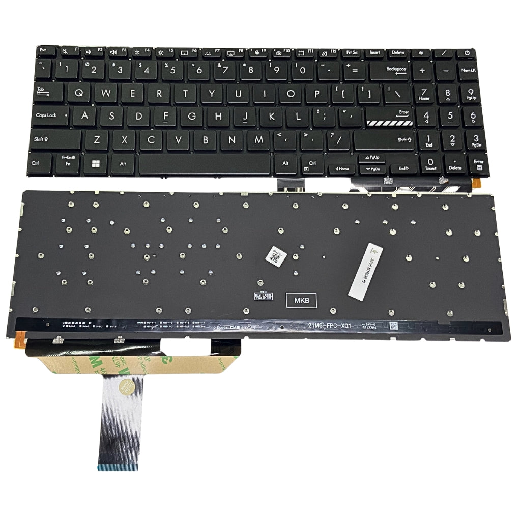 original keyboard asus vivobook m1603q m1503q m1502 with backlight – Mungu