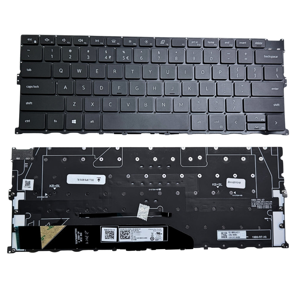 original keyboard dell xps 9300 9310 with backlight us layout – Mungu