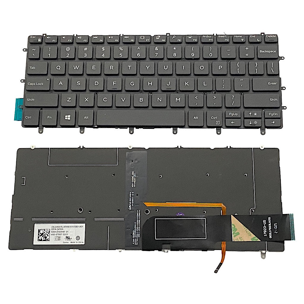 DELL XPS 13 9370 9380 7390 9305 WITH BACKLIGHT Keyboard US – Mungu