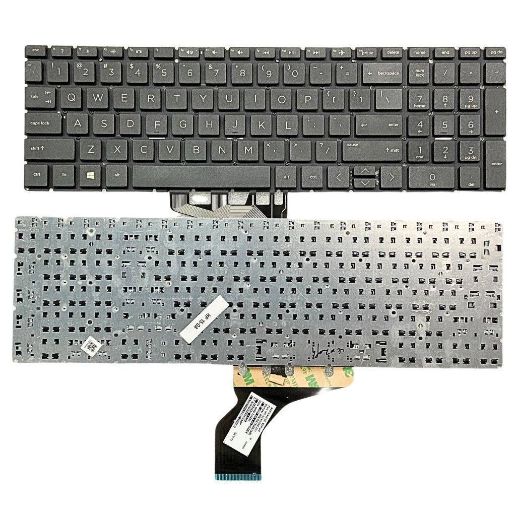 premium keyboard for hp pavilion 15-da 15-db 15-dr black colour without ...