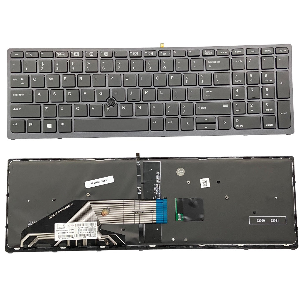 original premium keyboard for hp zbook 15 g3 backlight us layout – Mungu