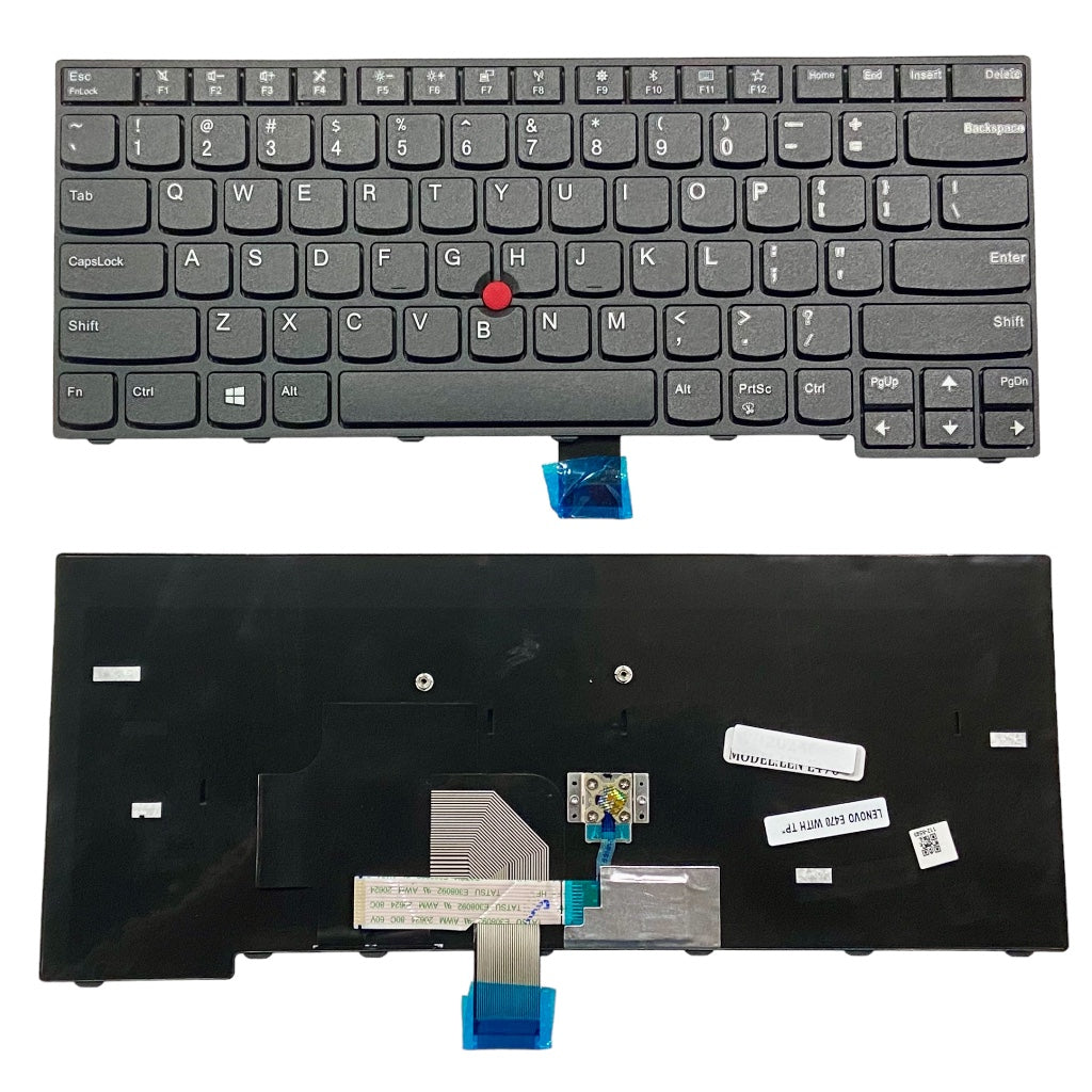 keyboard for lenovo thinkpad e470 black with trackpad without backlight ...
